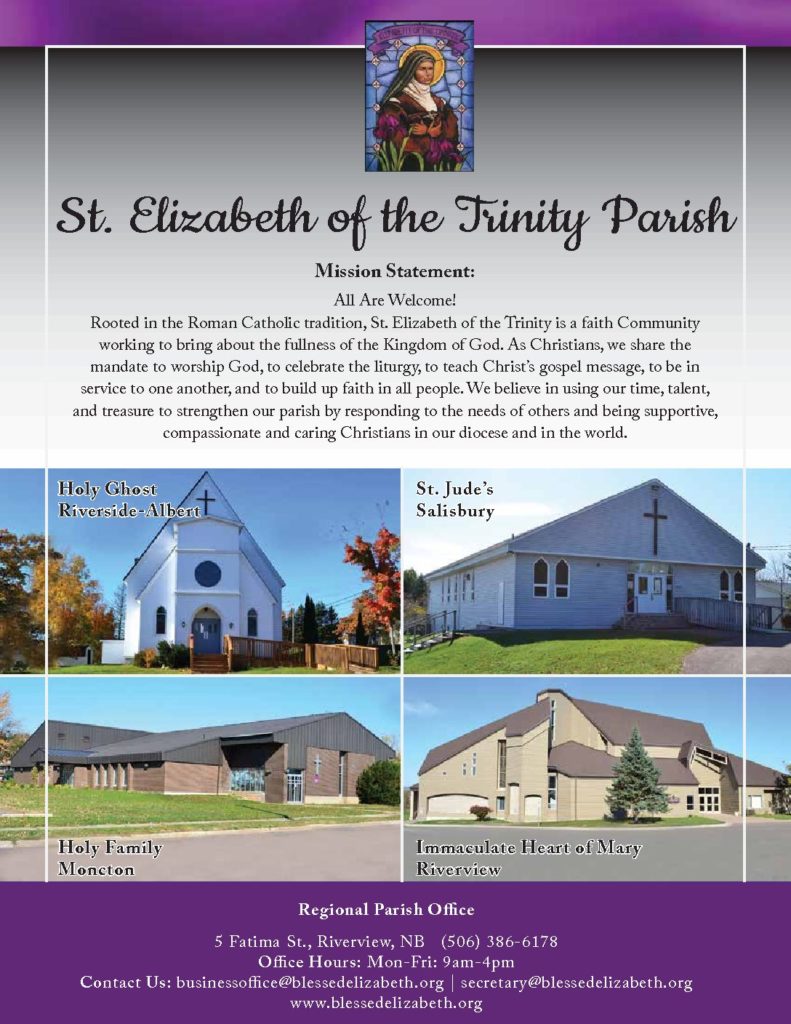 St Elizabeth bulletinCover | St. Elizabeth of the Trinity