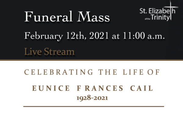 Funeral Mass Live Stream | St. Elizabeth of the Trinity