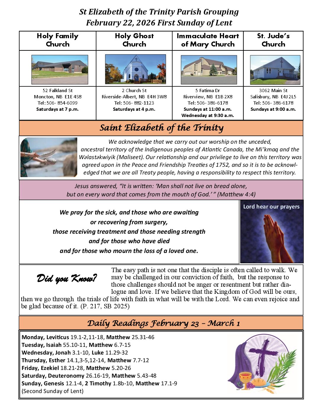 2026-Feb-22-1 (new) | St. Elizabeth of the Trinity